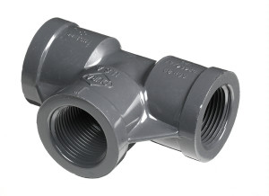 1 1/4" Tee Fipt x Fipt x Fipt PVC Fittings Schedule 80 ...