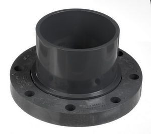 10" PVC Flange, Schedule 80, Loose Ring, Spig - PVCFittingsDirect.com