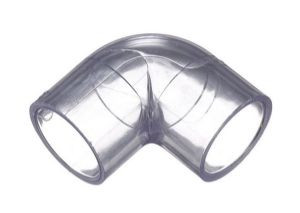 2" Elbow 90° Degree Clear PVC Fitting Slip x Slip Schedule 40 ...