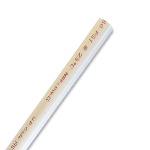 3/4" Schedule 40 White PVC Pipe 4004-007AB - 5ft - PVCFittingsDirect.com