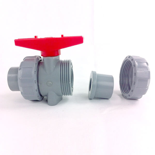 1-1/4" CPVC True Union Ball Valve - Socket - PVCFittingsDirect.com