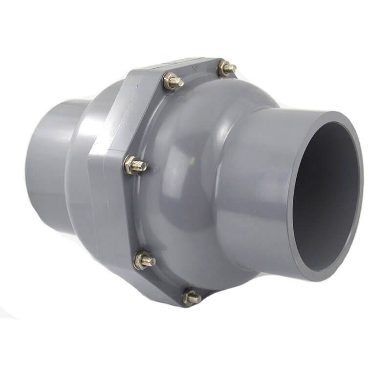 6" Industrial CPVC Swing Check Valve - Viton (SK-CSC-060-V ...