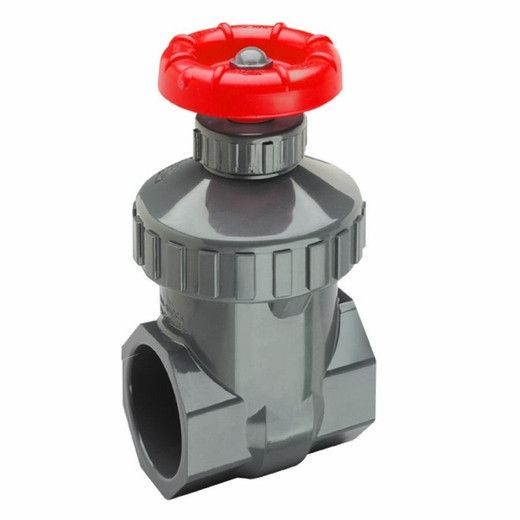 3/4" PVC Threaded Gate Valve Spears 2021-007 - PVCFittingsDirect.com