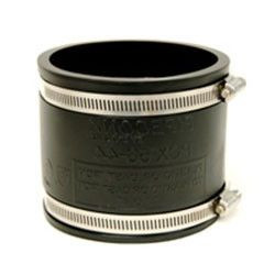 10" x 10" Flexible PVC Coupling DS56-1010/1056-1010 - PVCFittingsDirect.com