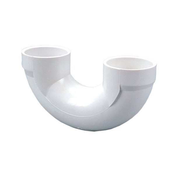 8" DWV PVC Return Bend P700-080 - PVCFittingsDirect.com