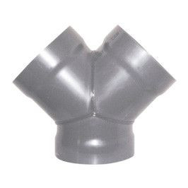 4" PVC Duct True Wye 1034-TY-04 - PVCFittingsDirect.com