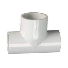 2" x 4" Sch 40 PVC Reducing Tee Soc 401-254 - PVCFittingsDirect.com