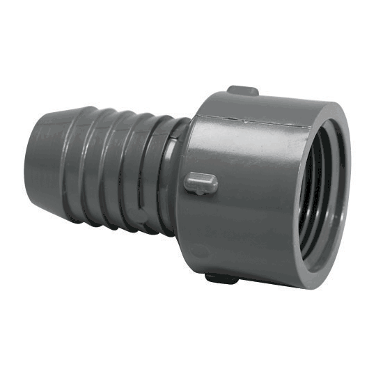 1/2" x 3/4" PVC Female Adapter FPT x Barbed Insert 1435-074 ...