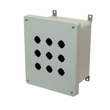 AM1086P9 10x8x6 NEMA 4X Fiberglass Enclosure w/ Lift-Off Screw Cover 9 ...