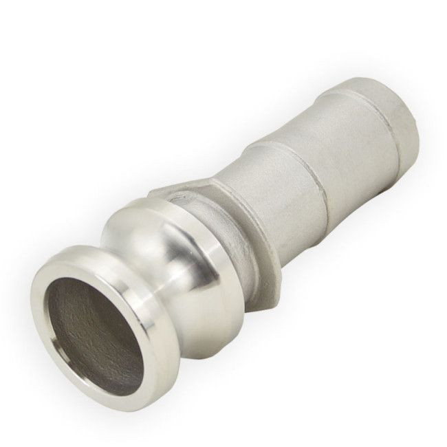 1" Flui-PRO 316 SS Camlock Fitting - Male Camlock x Hose Shank (FP-SS-E ...
