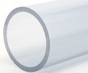 8" Clear Schedule 40 PVC Pipe - (2) 5 ft. Pieces - PVCFittingsDirect.com
