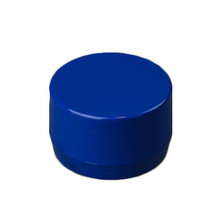 Blue 1" Furniture Fitting End Cap (FF-CP-010-BLUE) - PVCFittingsDirect.com