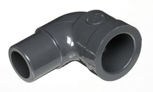 1" 90° Degree Street Elbow PVC Fitting Spig x Slip Schedule 80 ...
