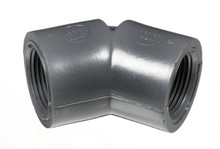 3/4" 45° Elbow, Fipt x Fipt PVC Fittings Schedule 80 ...