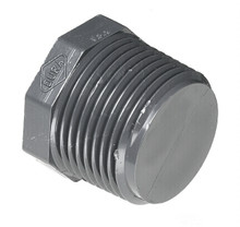 3/4" Plug Mipt PVC Fittings Schedule 80 - PVCFittingsDirect.com