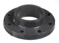 4" PVC Flange, Schedule 80, Solid Style, Slip - PVCFittingsDirect.com