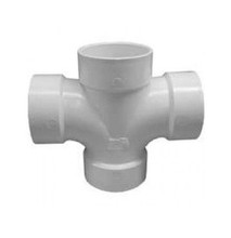 6" DWV PVC Cross - D1796 - PVCFittingsDirect.com