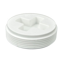 2" DWV PVC Cleanout Plug - Flush D110-020 - PVCFittingsDirect.com