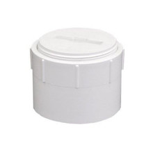 6" x 6" DWV PVC Female Adapter w/ Countersunk Plug D8406 ...