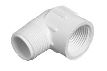 3/4" 90° Street Elbow Mipt x Fipt PVC Fitting Schedule 40 ...