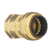 1" Brass Push Fit Female Adapter 10155466 - PVCFittingsDirect.com