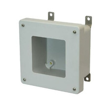 AM664W 6x6x4 NEMA 4X Fiberglass Enclosure w/ Lift-Off Screw Cover ...