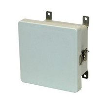 AM664T 6x6x4 NEMA 4X Fiberglass Enclosure w/ Twist Latch Hinged Cover ...