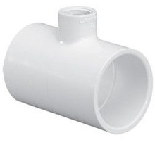 12" X 12" X 4" Tee Class 125 Reducing Tee C602-664 (Slip x Slip x FPT ...