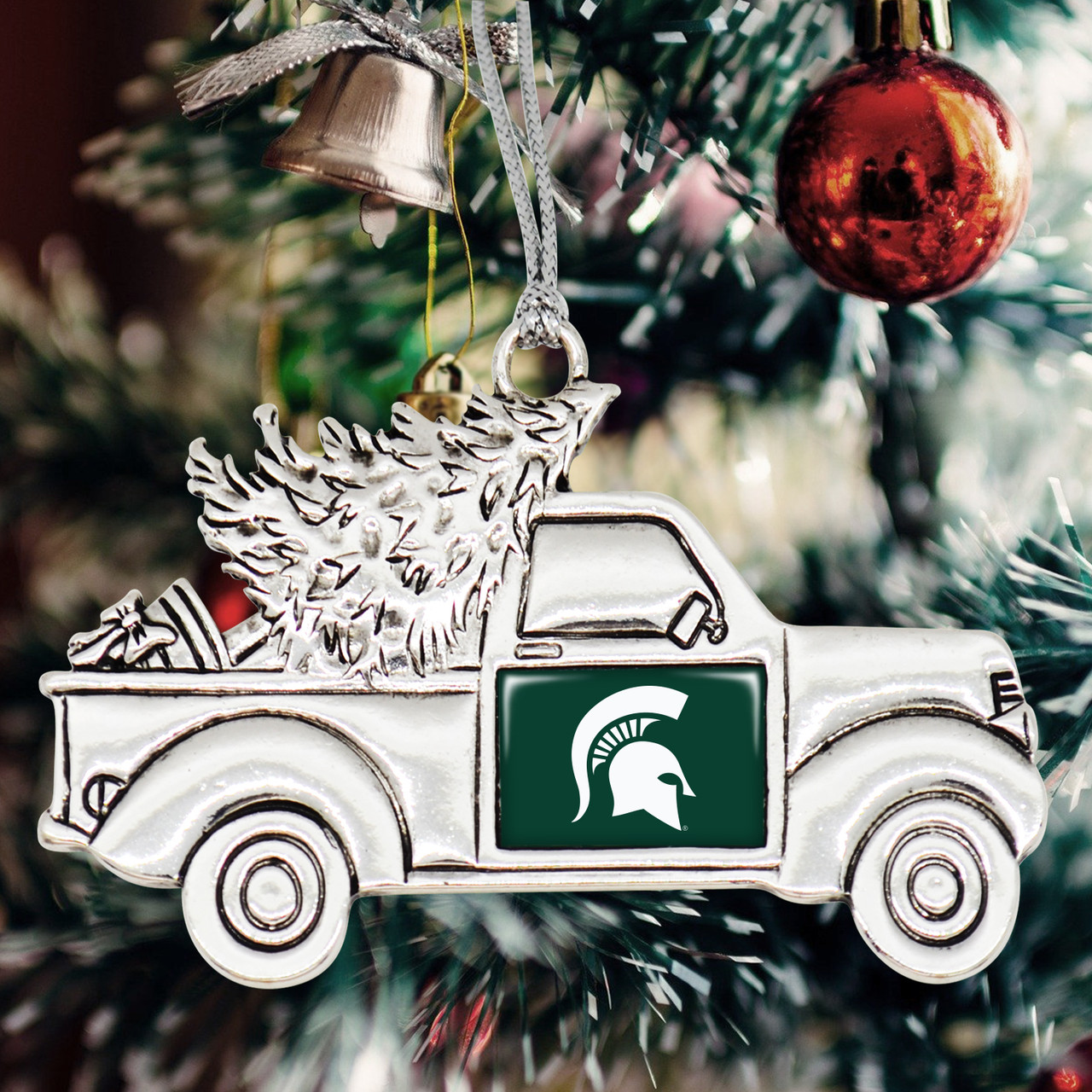 Michigan Football Christmas Ornament Michigan State Sparty Ornament ...