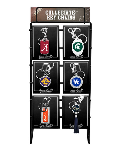 College Key Chain Collection (36 pieces + FREE display)