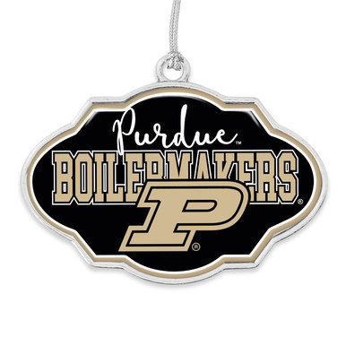 Purdue Boilermakers Christmas Frame Ornament