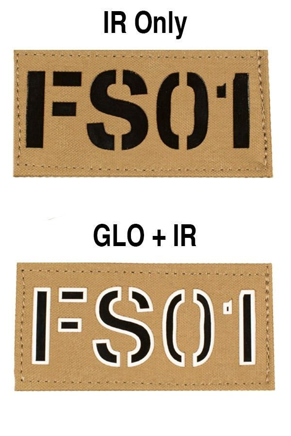 First Spear Alpha-Numeric IR+GLO Cell ID Tags