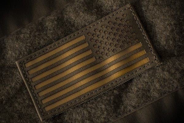 American Flag Fabric Backed Cell Tag™ - FirstSpear
