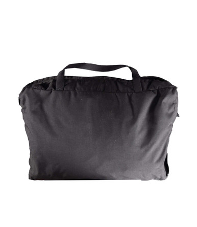 Three Sided Zipper Bag Black
