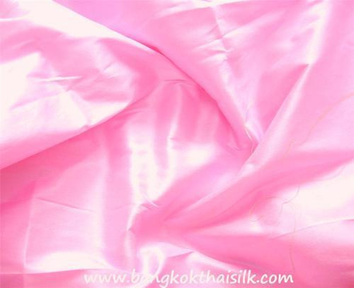 Vermilion-Pink 100% Authentic Silk Fabric - Bangkok Thai Silk