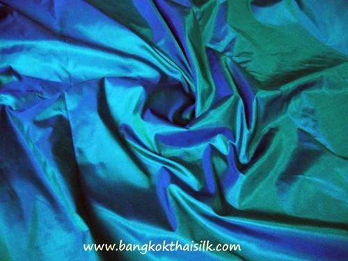 Teal 100% Authentic Silk Fabric - Bangkok Thai Silk