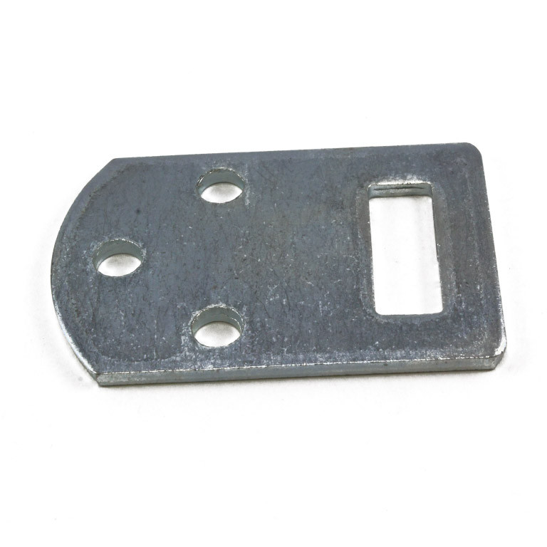 Corner plate;flat;zn - Gate Hardware