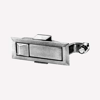 Adjustable trigger latch with raised button. Non locking, chrome finish ...