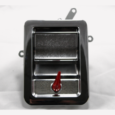 TriMark - Flush mounted paddle handle with inside lock knob, left hand ...