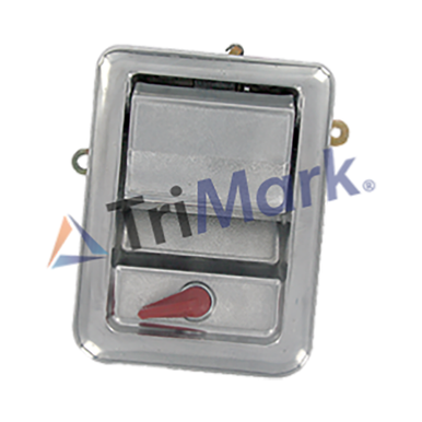 TriMark - Flush mounted paddle handle with inside lock knob, right hand ...
