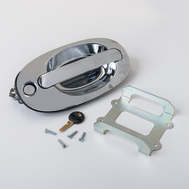 TriMark - Remote pull handle, non-handed, copper-nickel nickel chrome ...