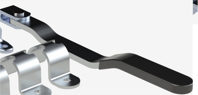 Aluminum Anti-Rack Bar Lock, Handle Assembly Only - Austin Hardware ...