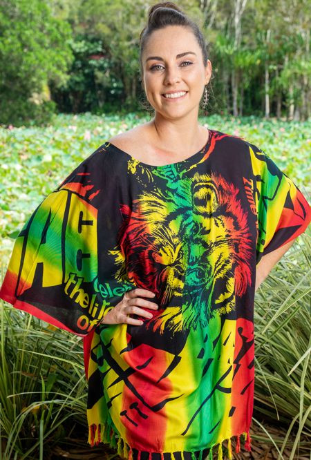 Ladies Reggae Rasta Kaftan from Australia