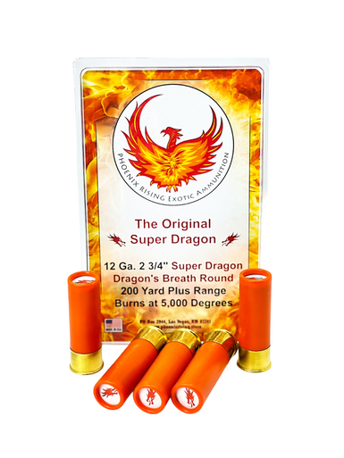 Phoenix Rising Ammo | 12 Gauge "Super Dragon" Dragon's Breath Ammunition