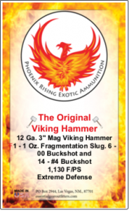 Phoenix Rising Ammo | 12 GAUGE 3" MAG "THE ORIGINAL VIKING HAMMER"