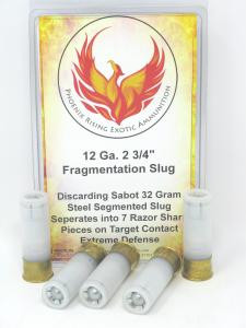 Phoenix Rising Ammo | 12 GAUGE 2 3/4" STEEL FRAGMENTATION SLUG