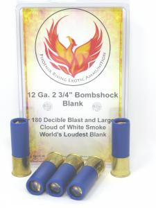 Phoenix Rising Ammo | 12 Gauge 2 3/4" Bomb Shock Blank Ammunition