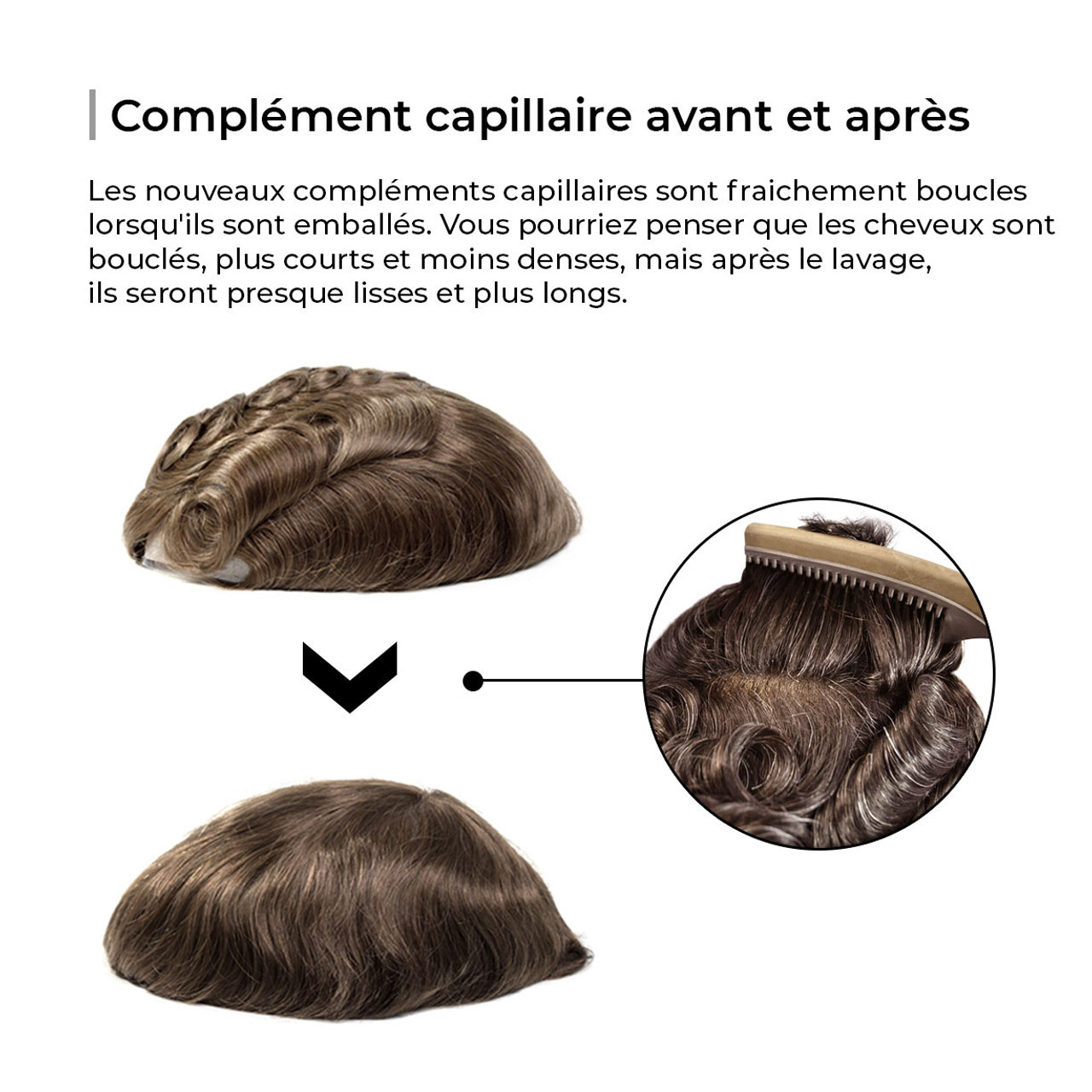 M116XL Complément Capillaire Pour Hommes | superhairpieces.fr