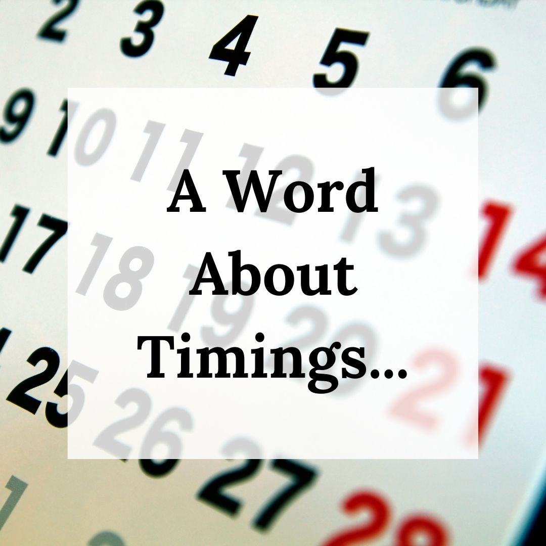 A Word About Timings in Psychic Readings - Angel Wings Holistics