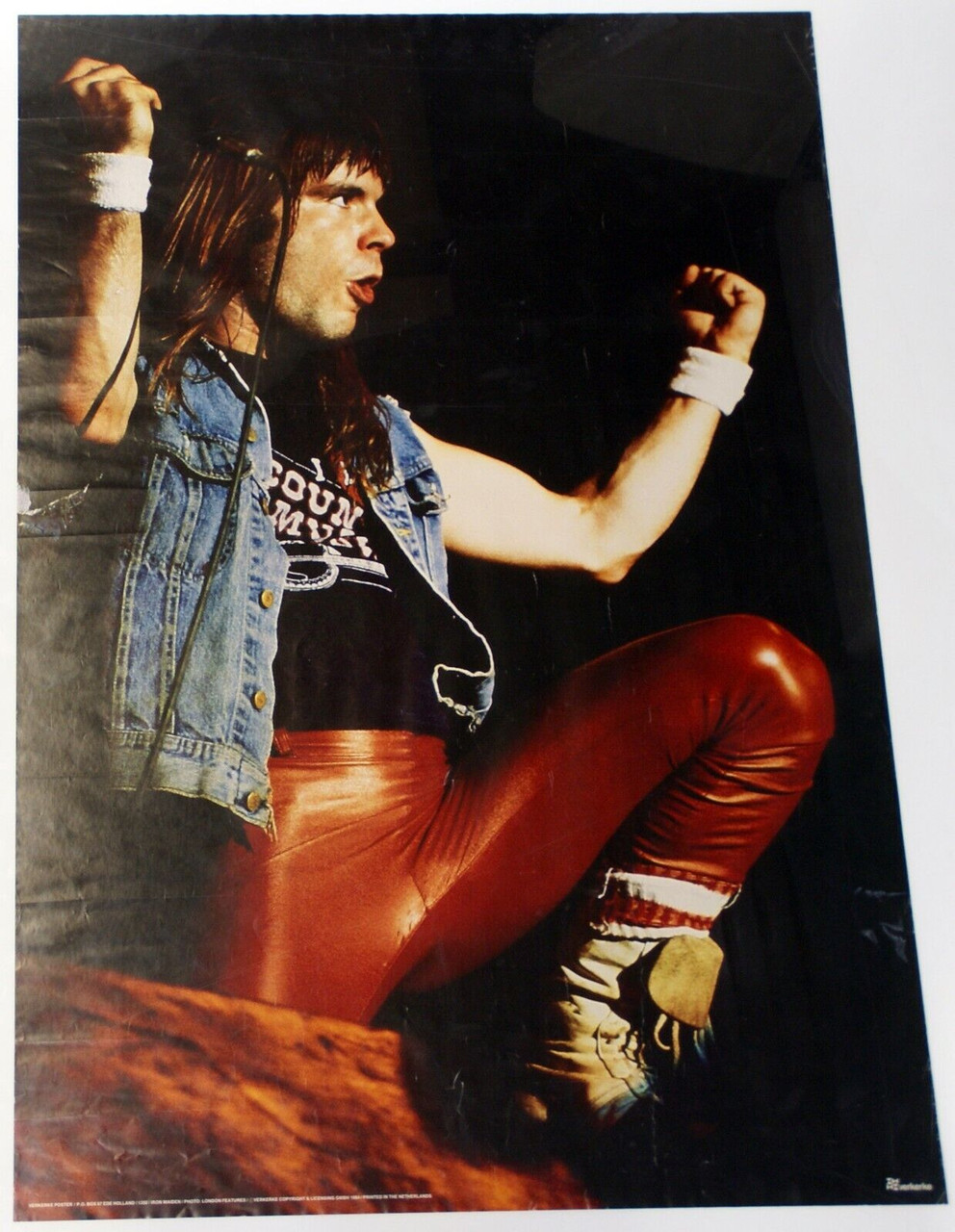 Iron Maiden Bruce Dickinson Poster Verkerke Printed In The Netherlands ...